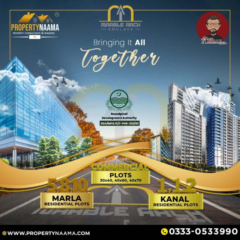 Marble Arch Enclave Rawalpindi |Location | Payment Plan | Prices